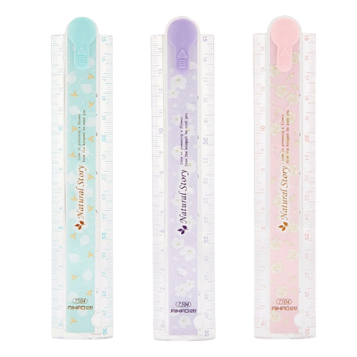 PCS Plastic Folding Ruler 30Cm Transparent Ruler Geometric Ruler ...