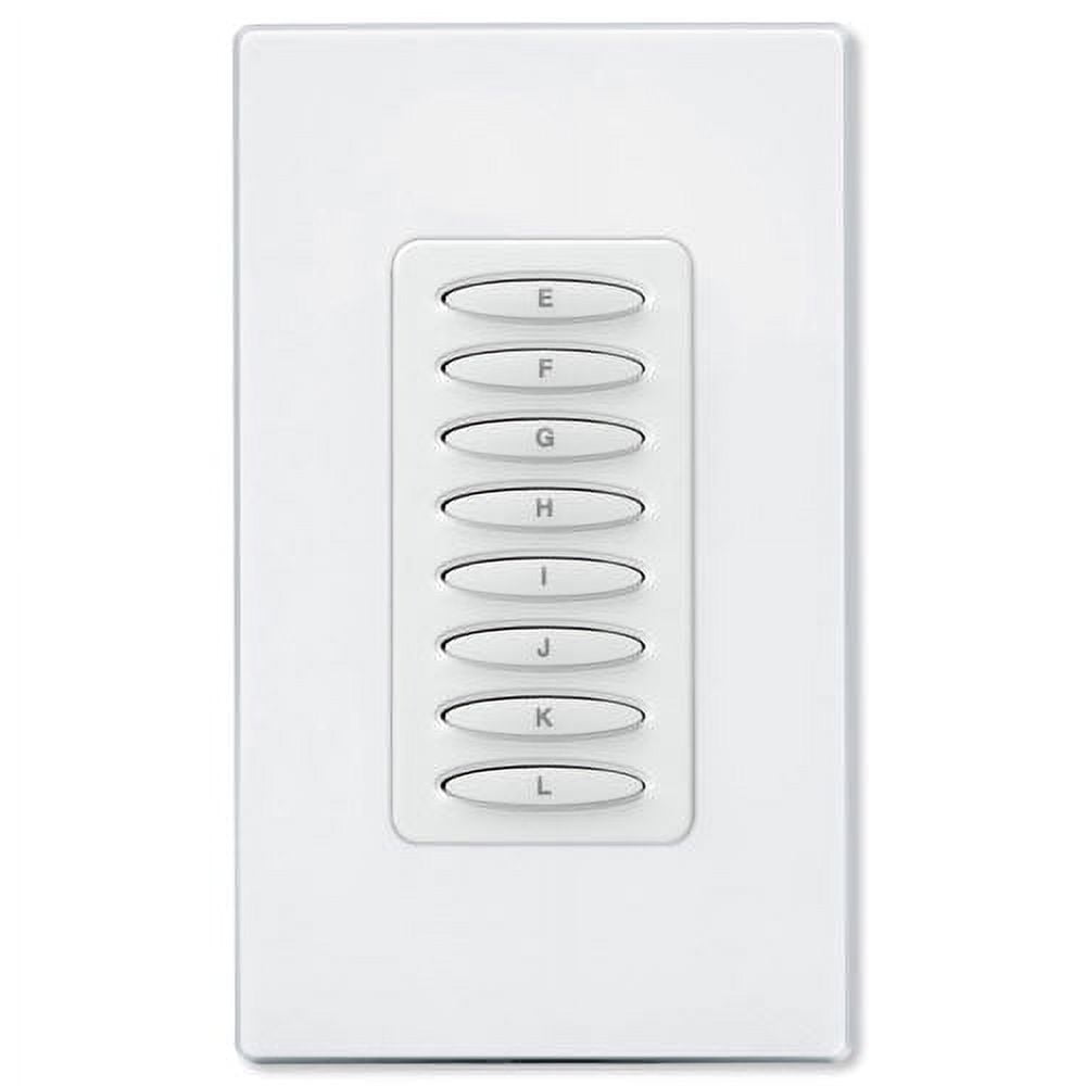 PCS PulseWorx UPB Wall Controller, 8 Button, White (KPCW-8-W) - Walmart.com