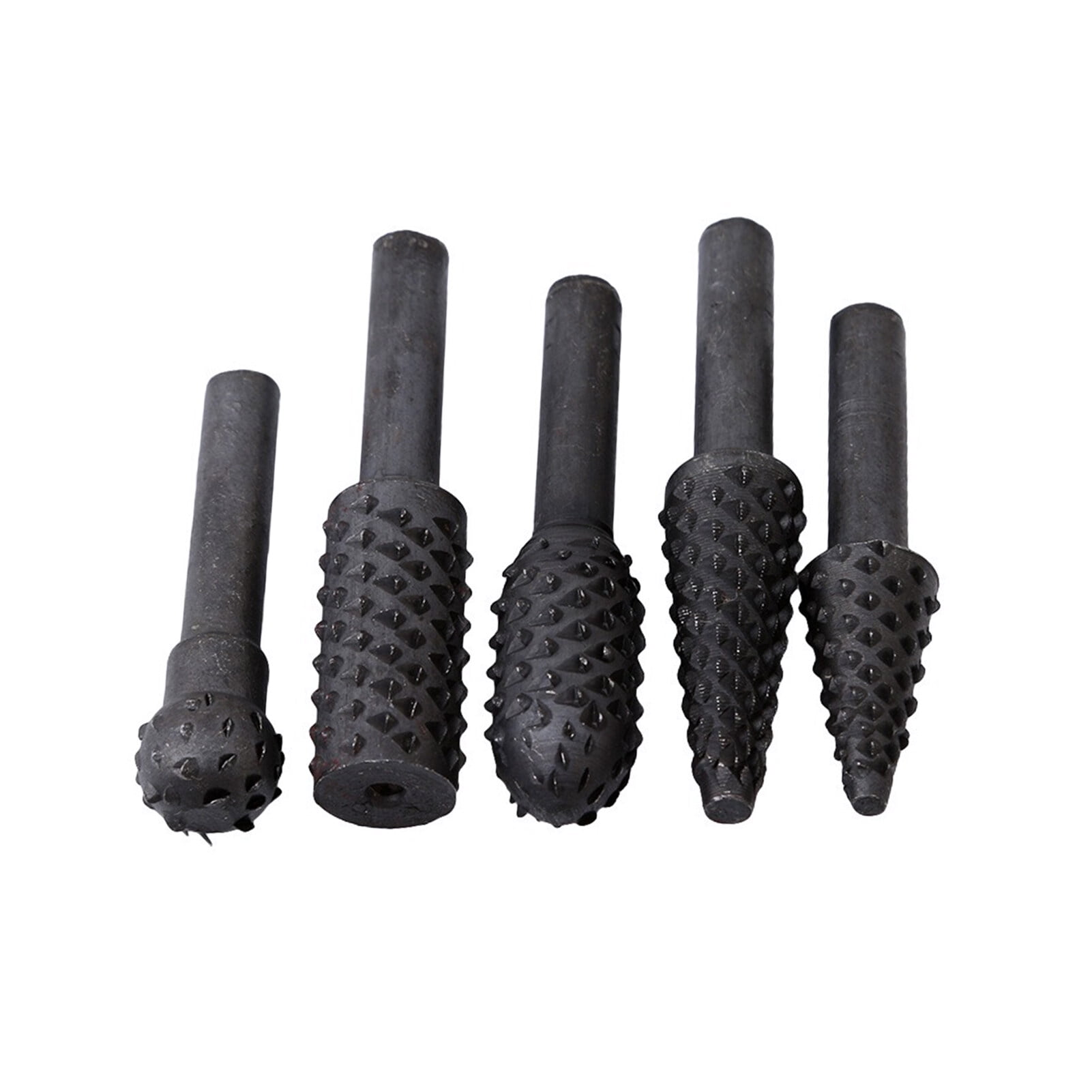 PCS Rotary Burr Rasp Wood Plastic Carving File Woodworking Drill Bit 1/ ...