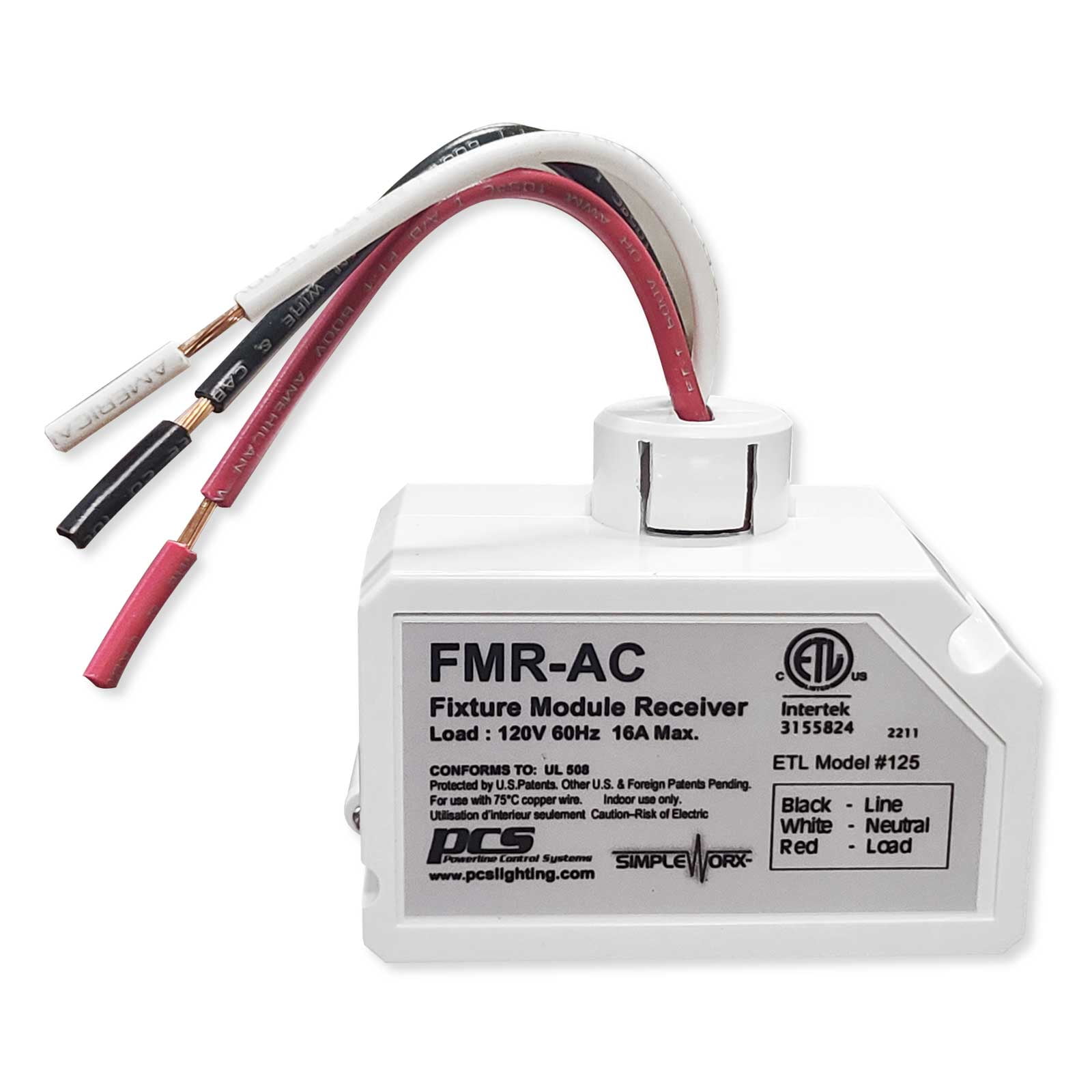 PCS SimpleWorx Fixture Module Relay, 20A (FMR-AC) - Walmart.com