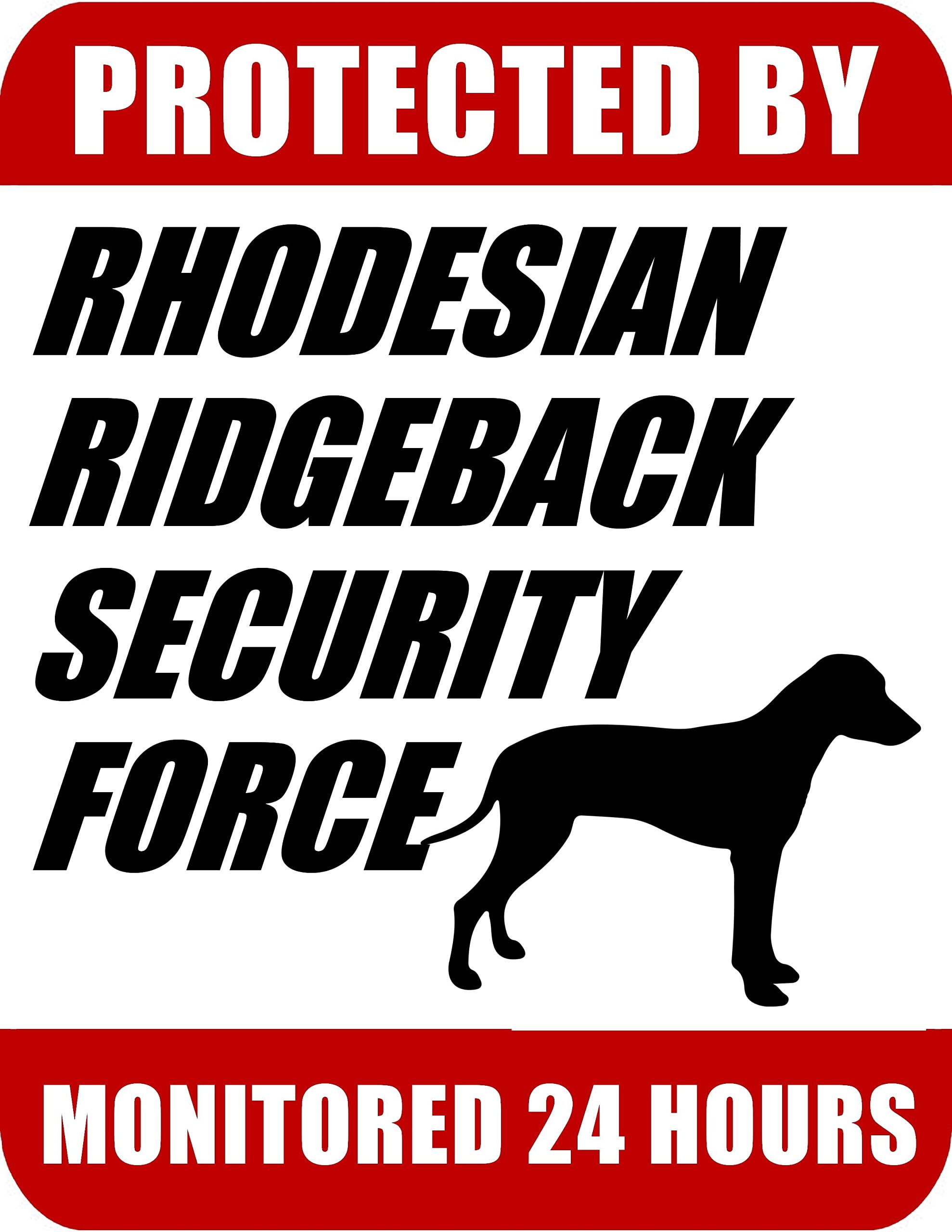 PCSCP Protected By Rhodesian Ridgeback Security Force Monitored 24 ...