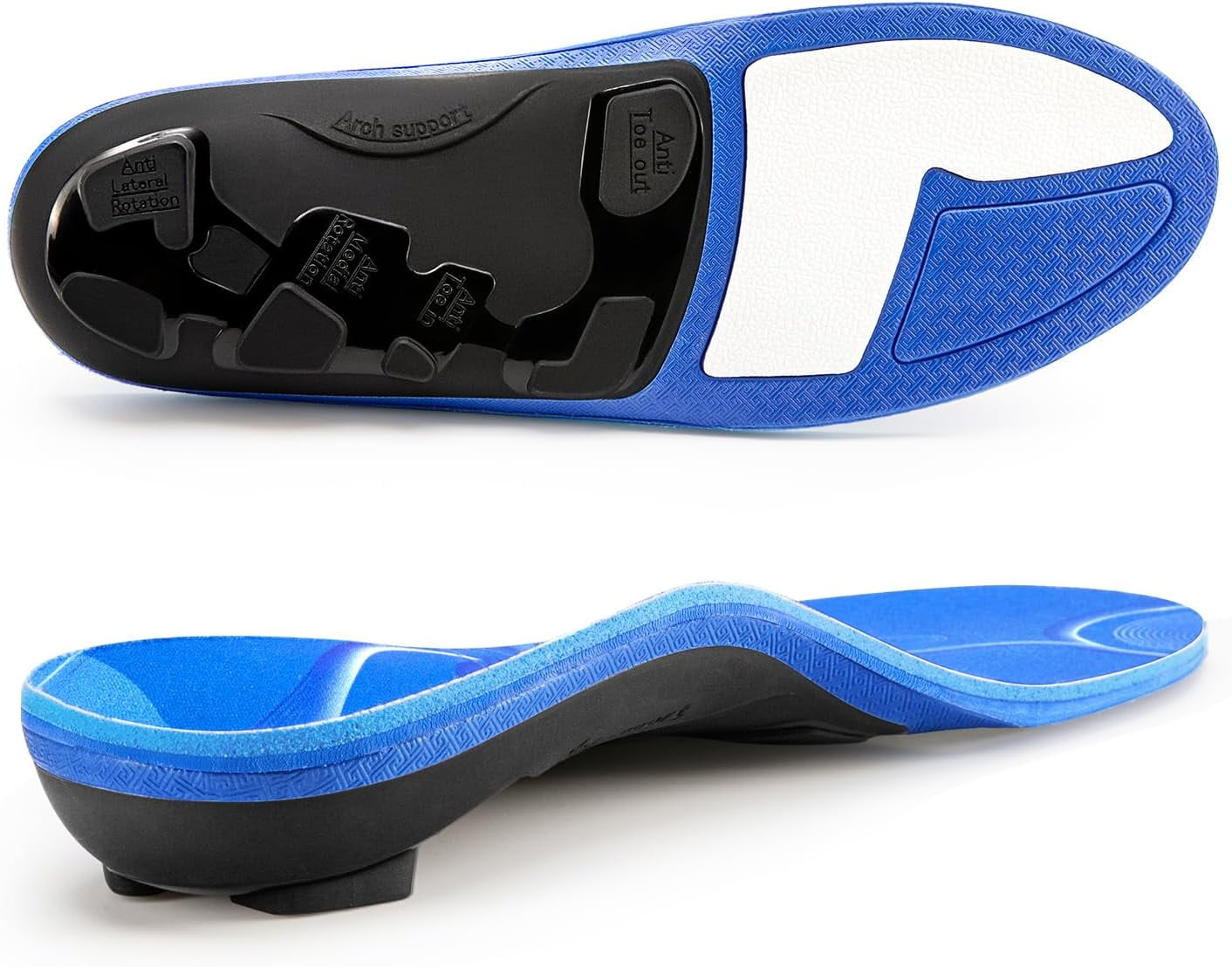 PCSsole Orthotic Arch Support Shoe Inserts Insoles for Flat Feet,Feet ...