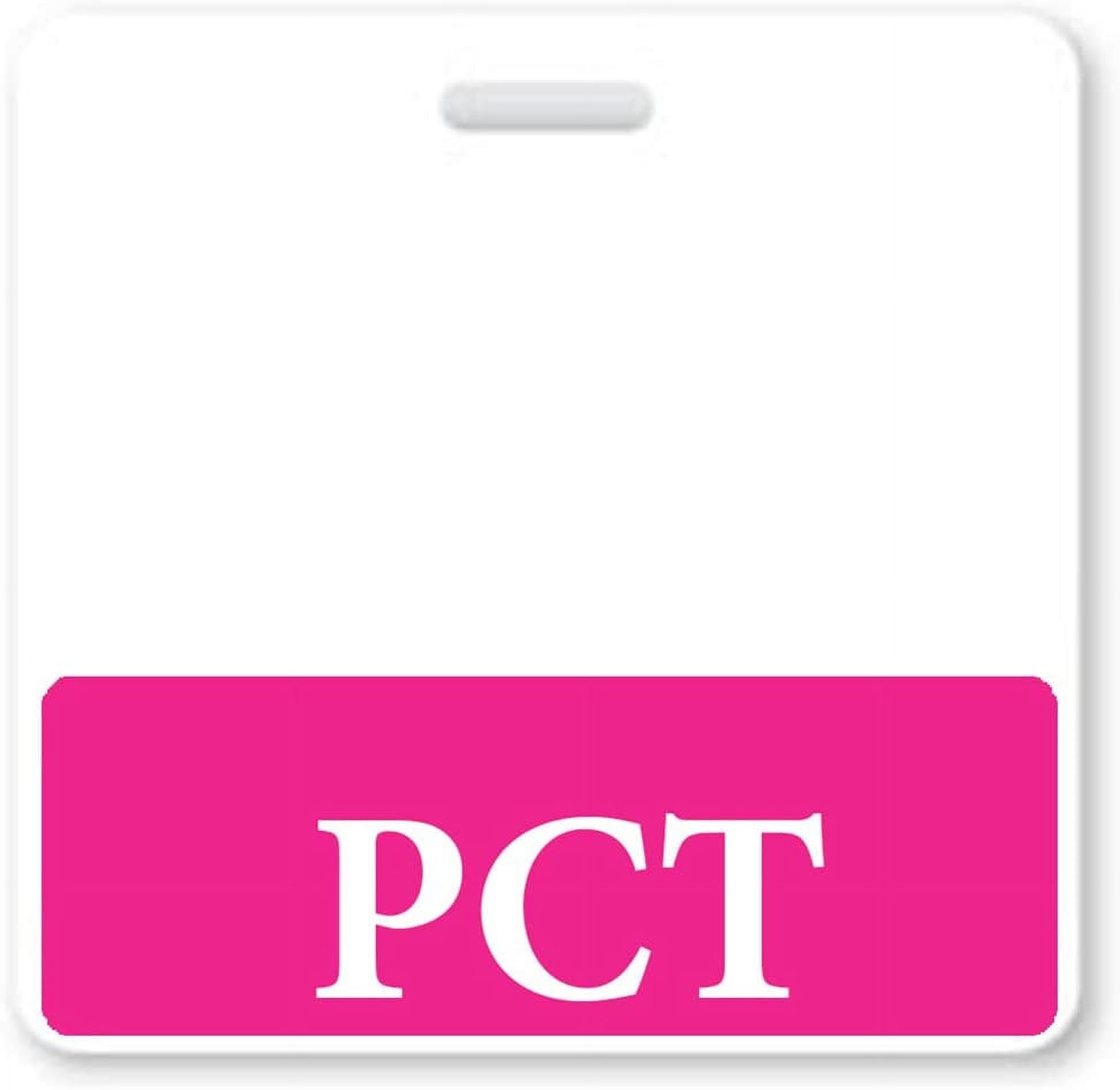 PCT Badge Buddy Horizontal - Heavy Duty Badge Buddies for Patient Care ...