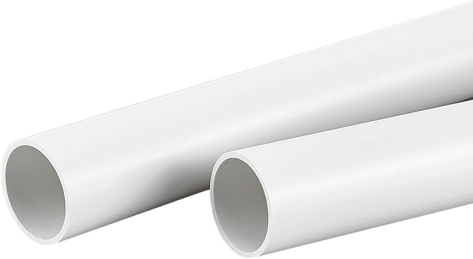 PCV Plastic Hollow Round Tubes WhiteSmoke 350x40mm Inner Diameter: 35mm ...