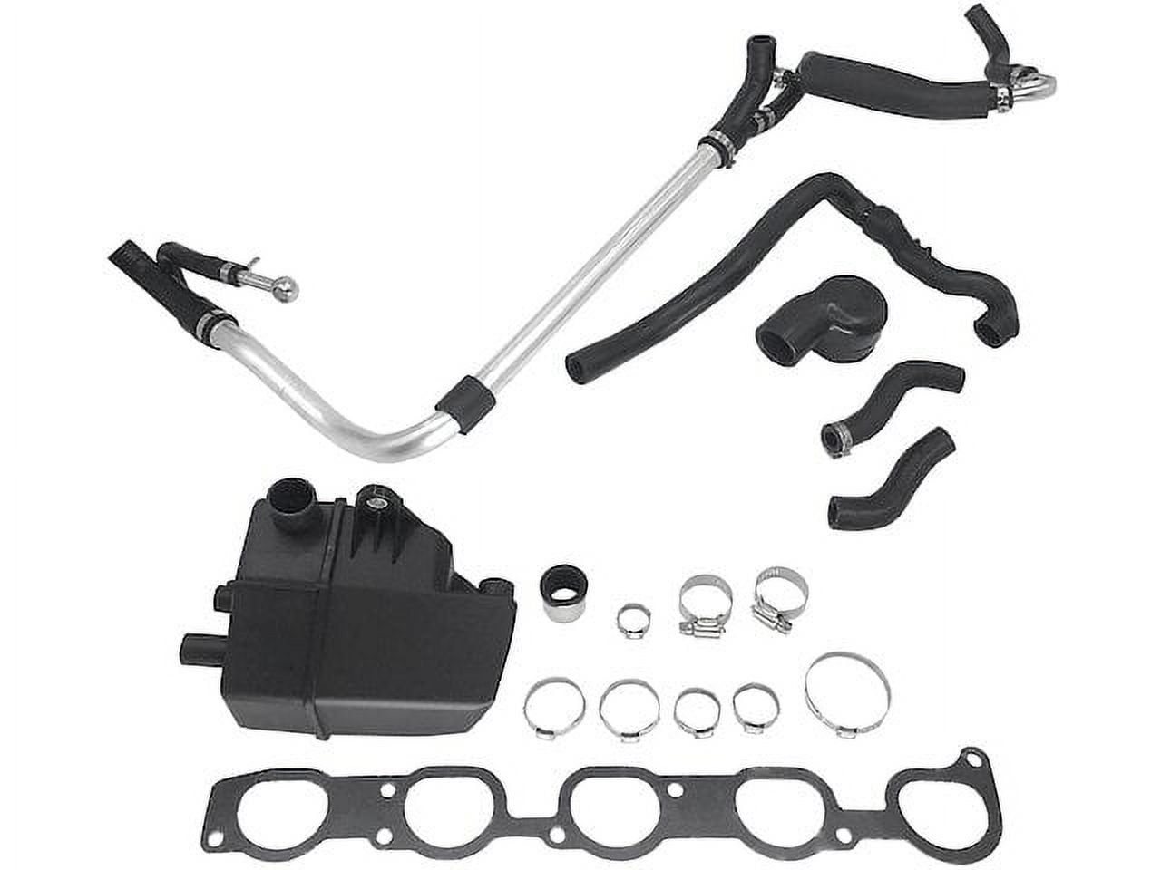 PCV Trap and Breather Hose Kit - with Breather Hoses, Clamps, and ...