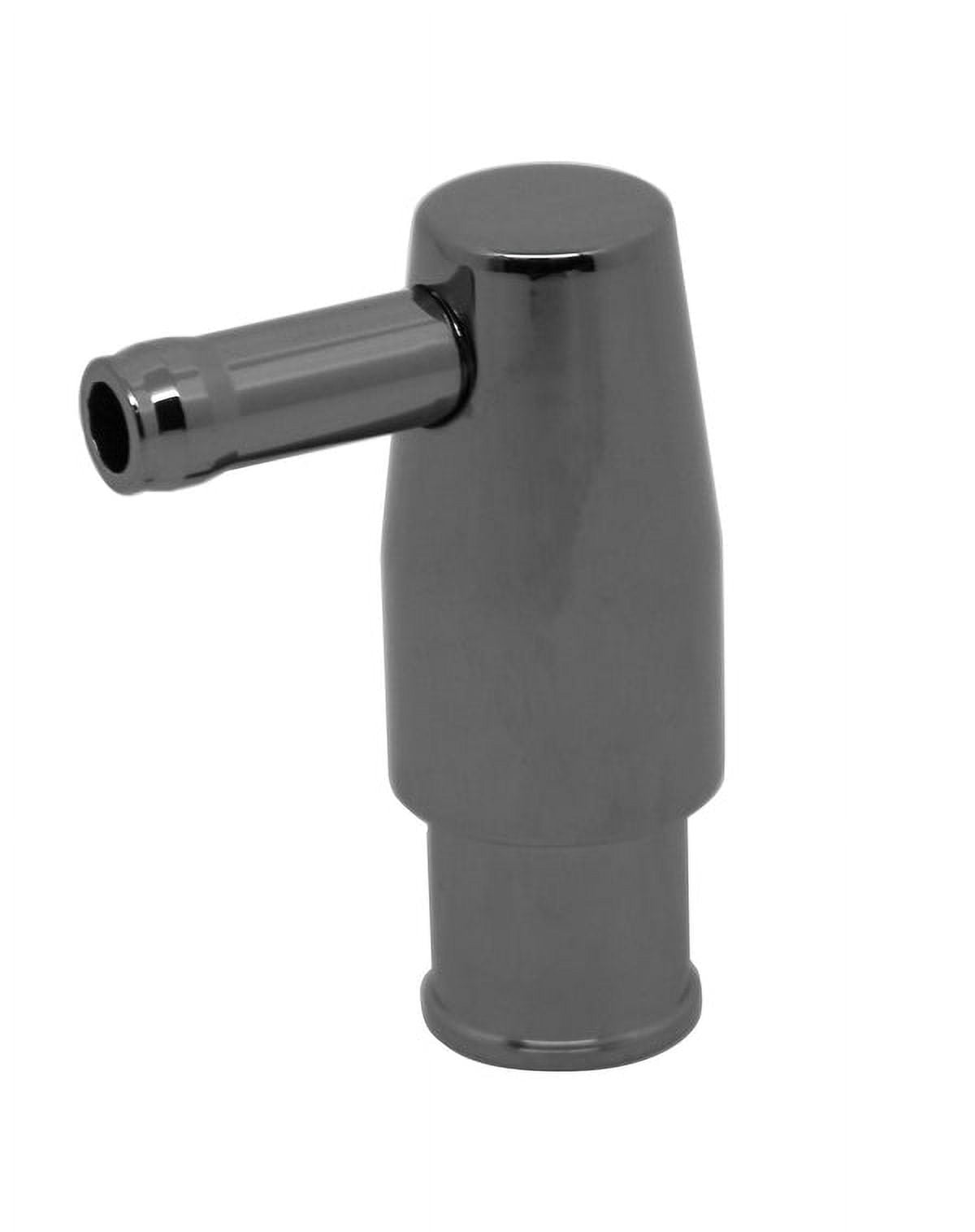 PCV VALVE 3/4" HOSE BARB BLACK CHROME BILLET ALUMINUM 0.75 INCH NECK ...