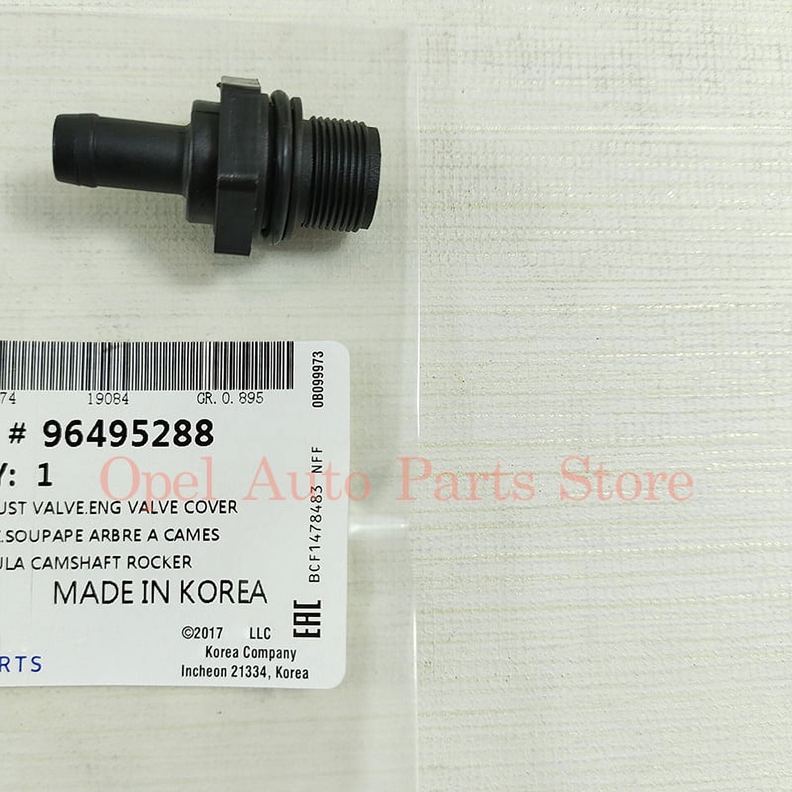 PCV Valve, Buick Excelle Chevrolet Aveo Pontiac Wave 5 Suzuki 96495288 ...