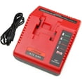PCXMVC Multi-Chemistry Battery Charger Replacement for Porter Cable 18V Lithium-Ion & NiCad NiMh ...