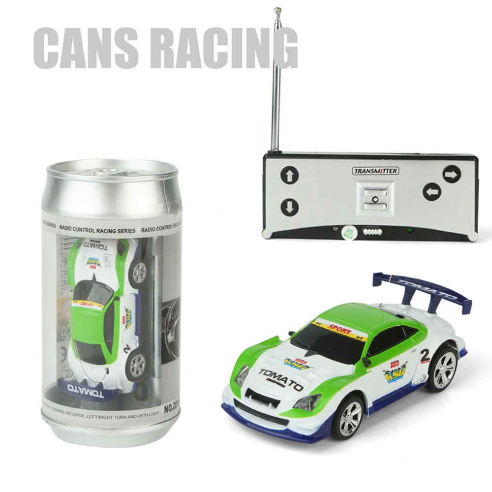 PCYROSE Mini Coke Can RC Radio Remote Control Race Racing Car Toy with ...