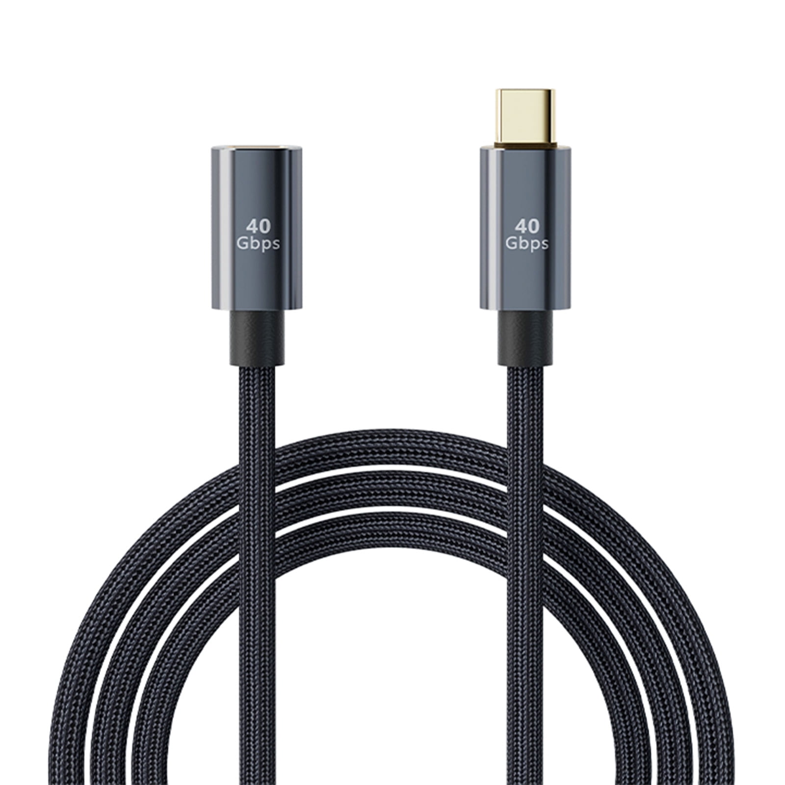 PD 100W Type C Adapter Cable 40Gbps Fast Charging Support Data Video ...