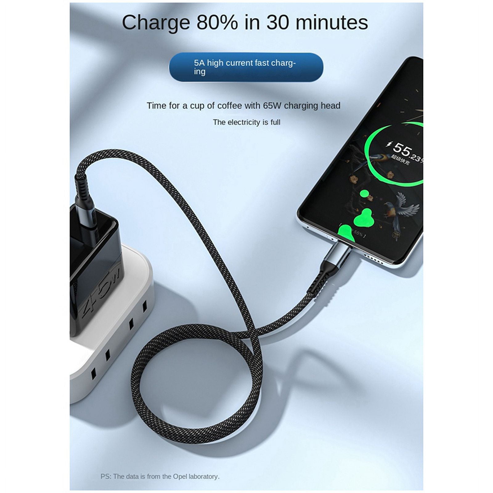 PD 240W Charging Cable Double-Ended Type C to USB Type C 240WPD Data ...