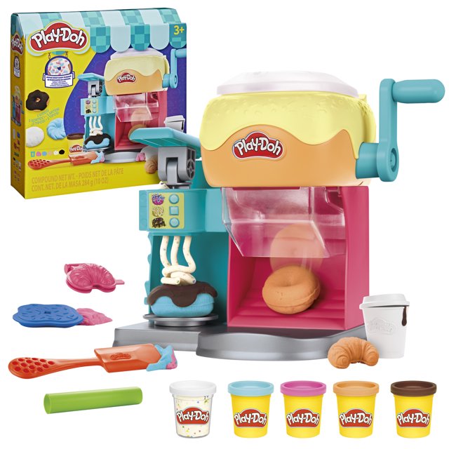 Play-Doh Donut Drop Shop Play Kitchen Toy, Kids Arts & Crafts, Ages 3 ...