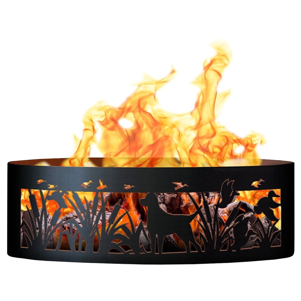 PD Metals Lab N Duck 12 in. Tall 60 in. Diameter Fire Ring - Walmart.com