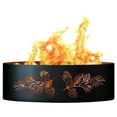 PD Metals Pine Bough 12 in. Tall 60 in. Diameter Fire Ring - Walmart.com