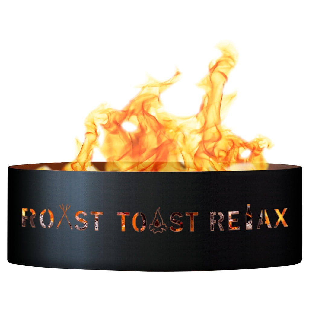PD Metals Roast Toast Relax 12 in. Tall 60 in. Diameter Fire Ring ...