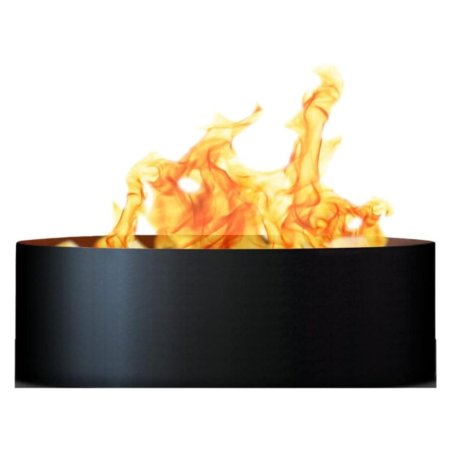 PD Metals Steel Campfire Fire Ring Solid Design - Unpainted - Large d x ...