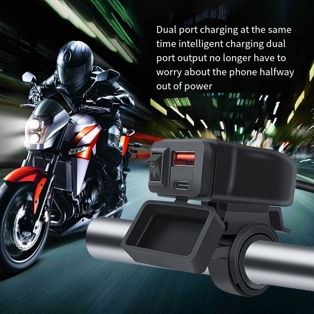Pd Qc3.0 Motorcycle Usb Fast Charger Waterproof Digital Charger Moto ...