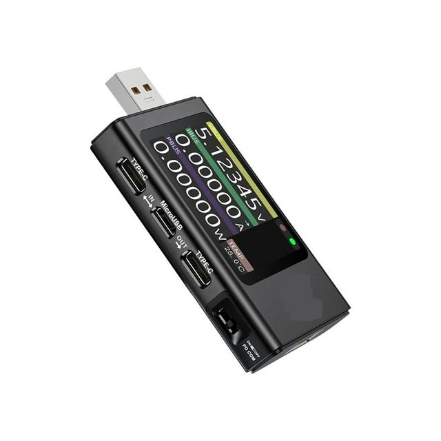 PD Trigger Voltmeter Ammeter Current And Voltmeter USB Tester QC4 + PD3 ...