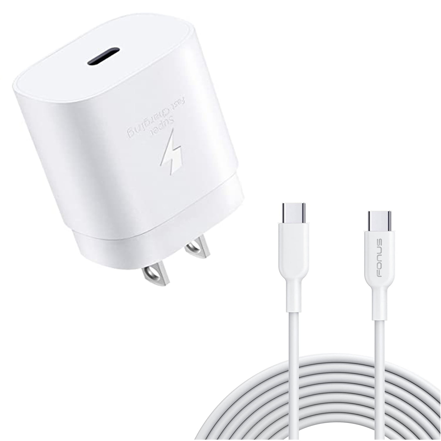 PD Type-C 25W Fast Home Charger for Samsung Galaxy A14 5G Phone - 6ft ...