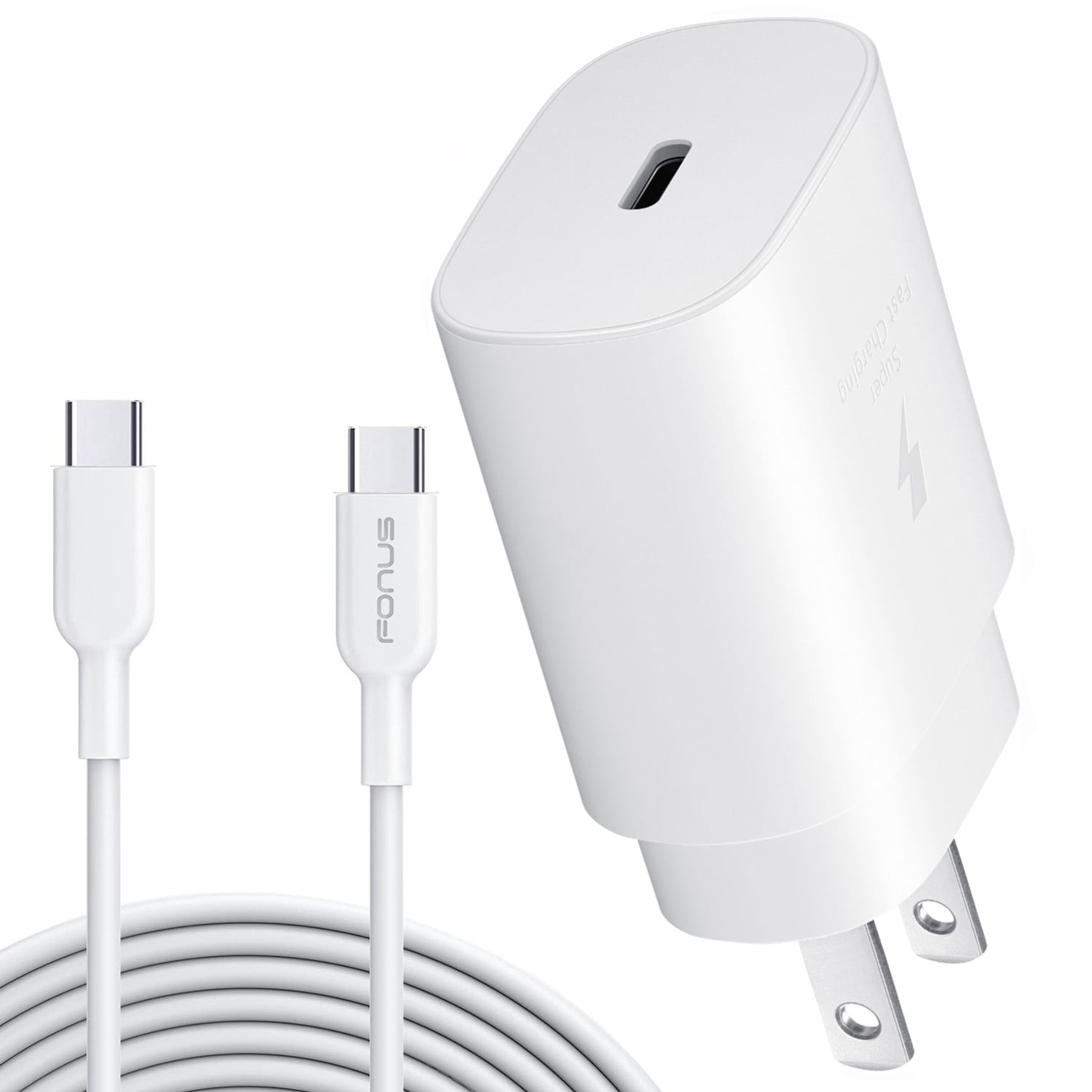 PD Type-C 25W Fast Home Charger for LG Premier Pro Plus (L455DL) - 6ft ...