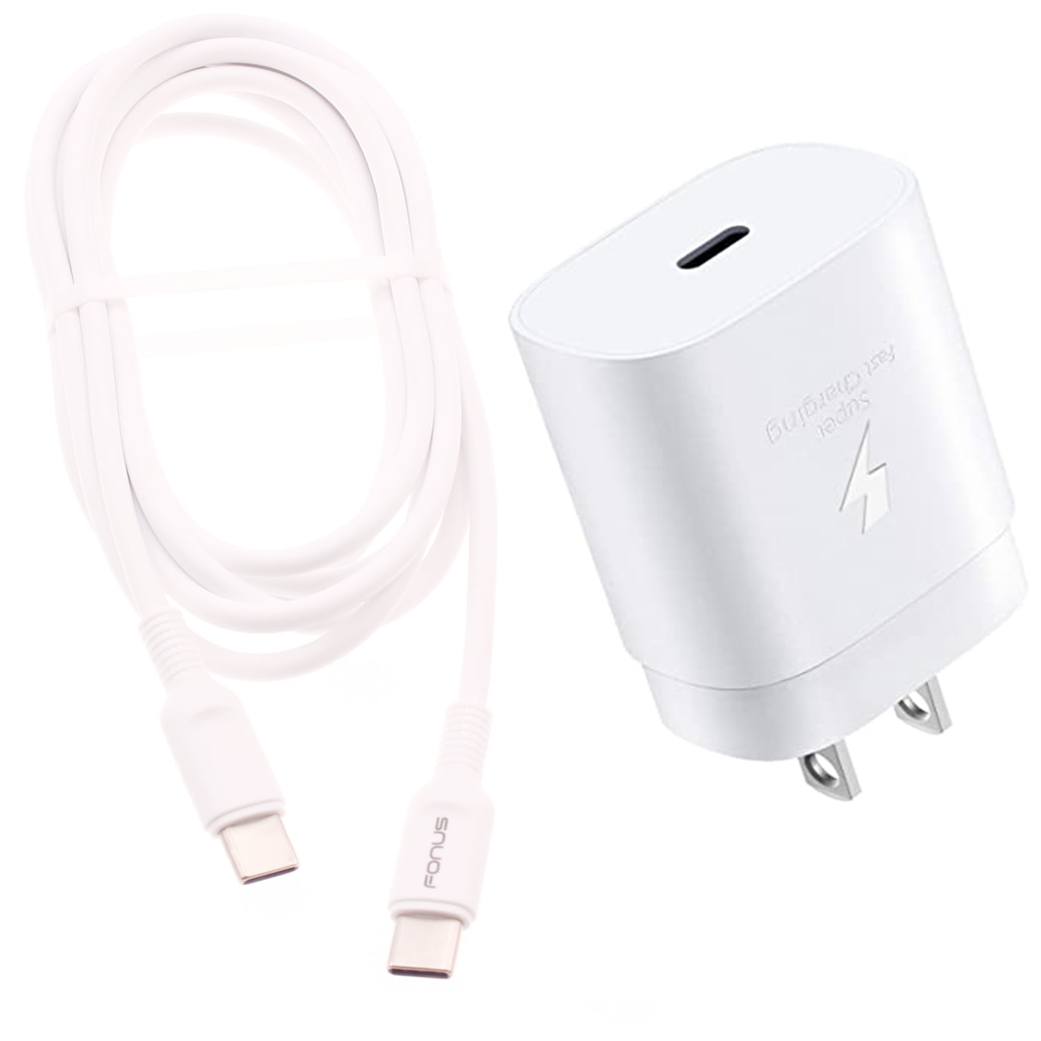 PD Type-C 25W Fast Home Charger for Samsung Galaxy A55/A35/A25 5G - 6ft ...