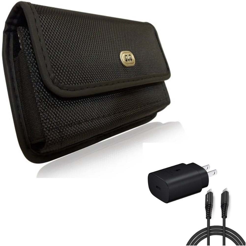 PD Type-C 25W Fast Home Charger w Rugged Case Belt Clip for Samsung ...