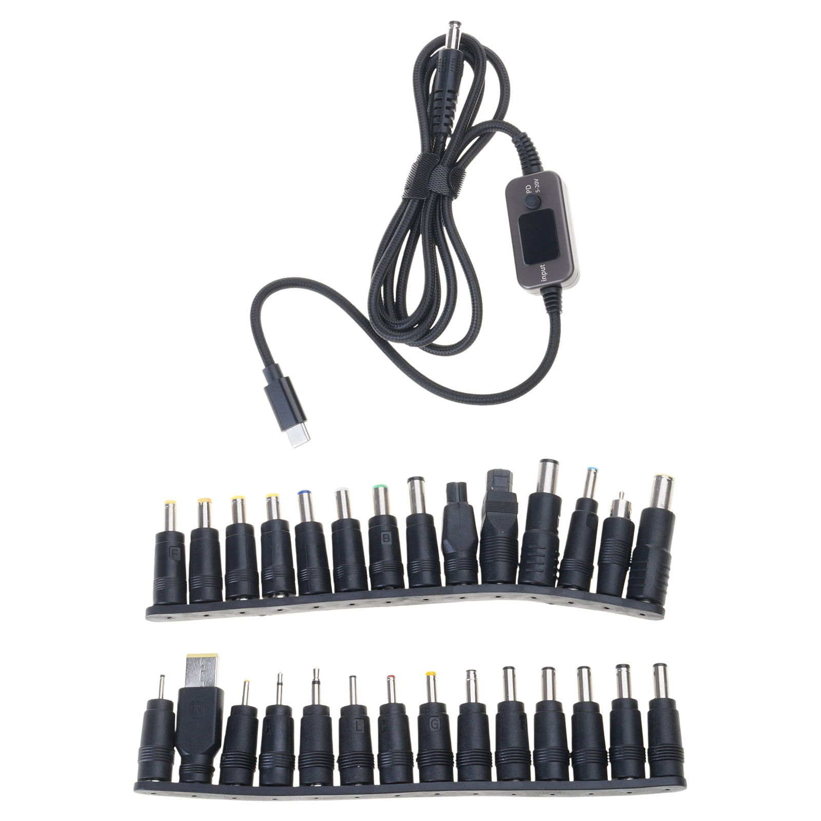 PD100W USB C to DC5525 Fast Charging Cord 5V 9V 12V 15V 20V 5A ...