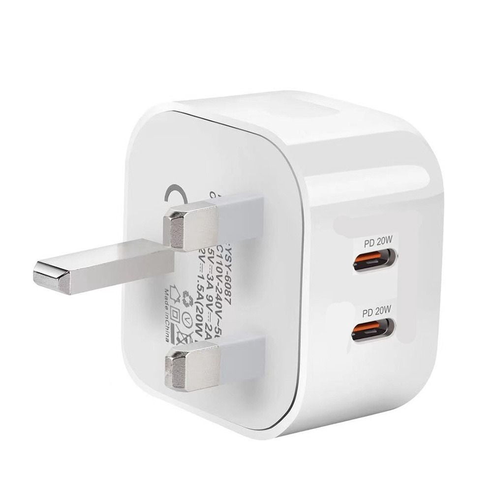 PD20W 2 Port Mobile Phone Accessories Charger Adapter Fast Charging ...