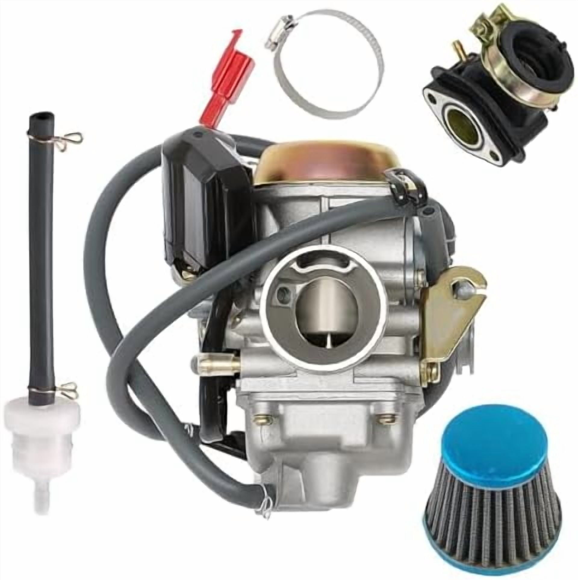 PD24J GY6 150cc Carburetor Compatible for Moped ATV Go Kart Scooter ...