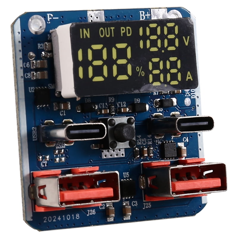 PD3.0 Bidirectional Fast Charging 100W Digital Display Voltage and ...