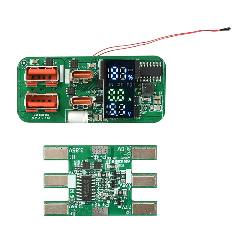 PD45W 3S Bidirectional Fast Charging Power Bank Mainboard with Battery ...