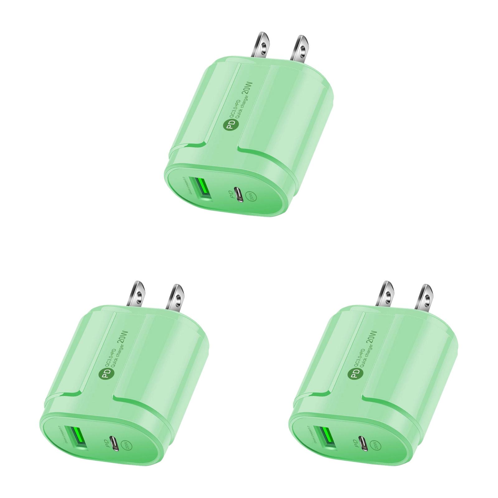 PD45W USB+PD QC3.0 USB Mobile Phone Charging Head Double Plug Plug C ...
