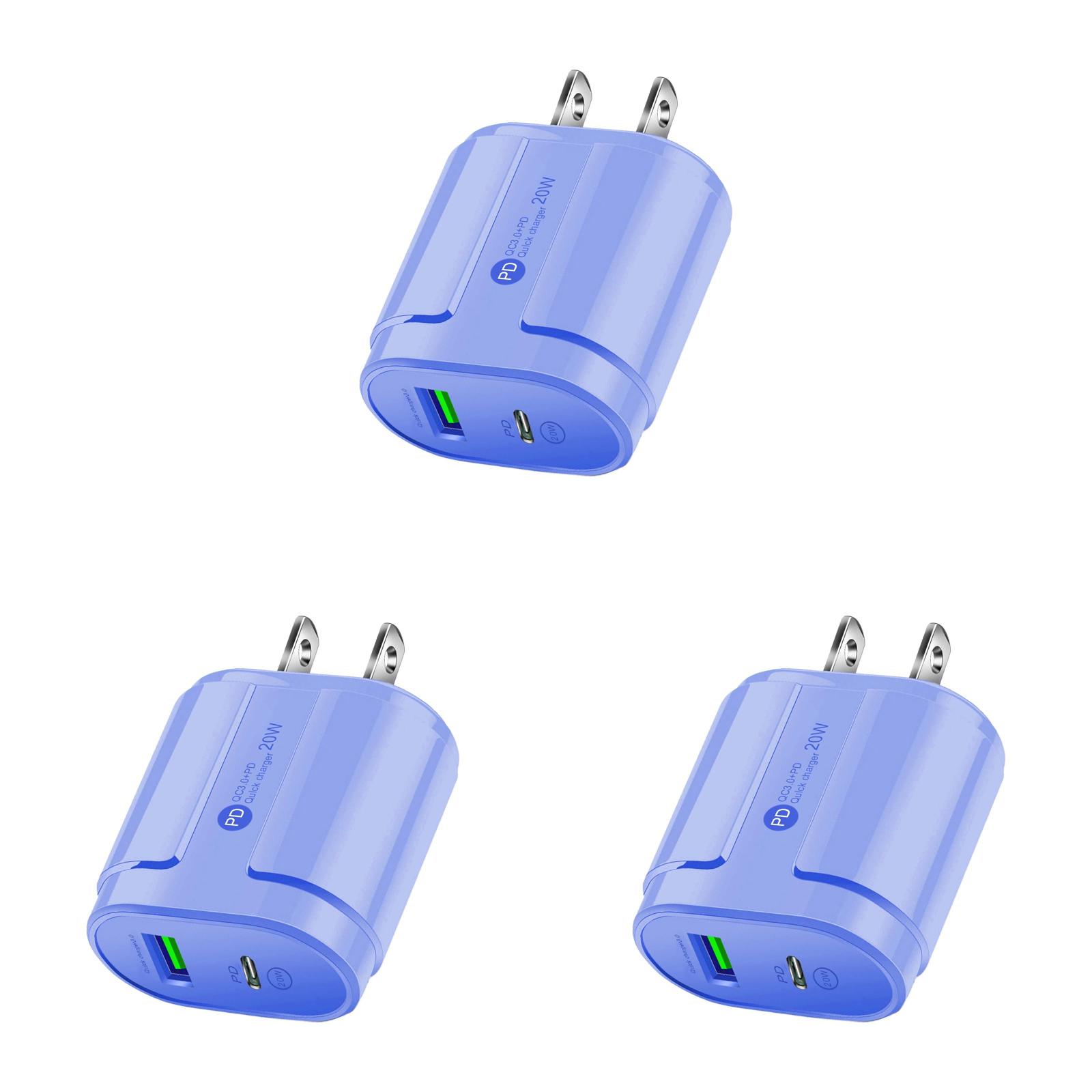 PD45W USB+PD QC3.0 USB Mobile Phone Charging Head Double Plug Plug C ...