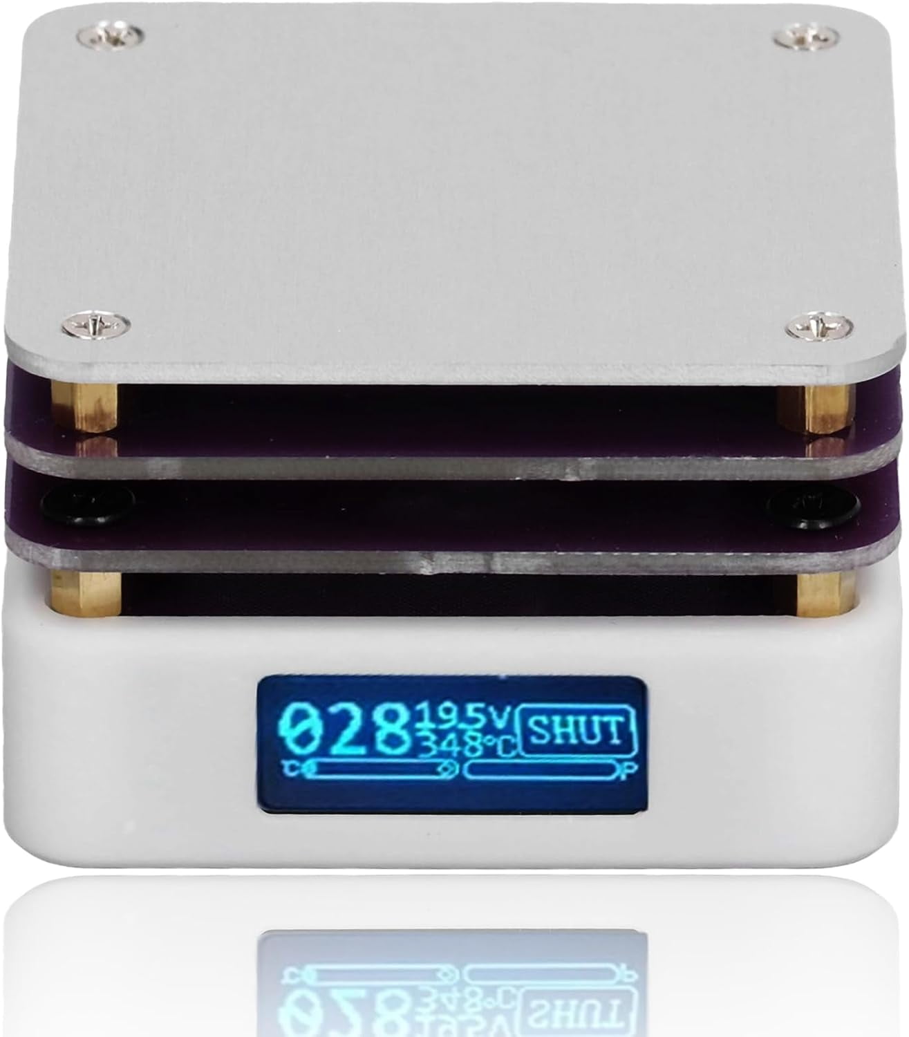 PD65W 20V 3.25A Soldering Hot Plate, 2.2X2.2in LED Microcomputer ...