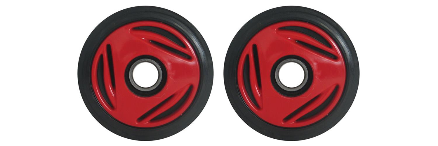 PDD Mid Rail Viper Red Idler Wheels Kit for Snowmobile BOMBARDIER/SKI ...
