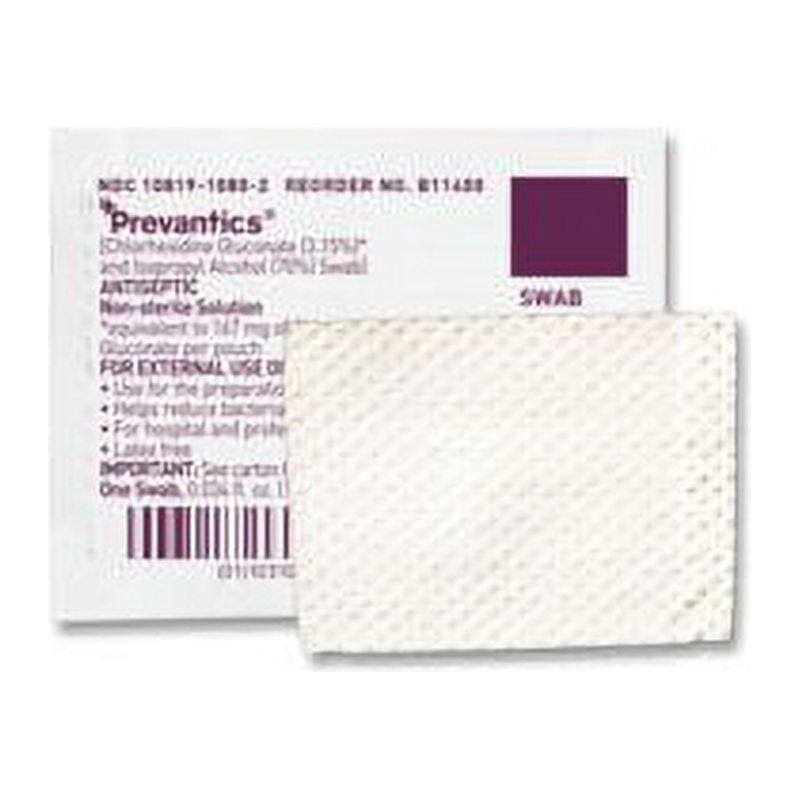 PDI Prevantics Swab, Skin Preparation Pads, Contains 100 Individual ...