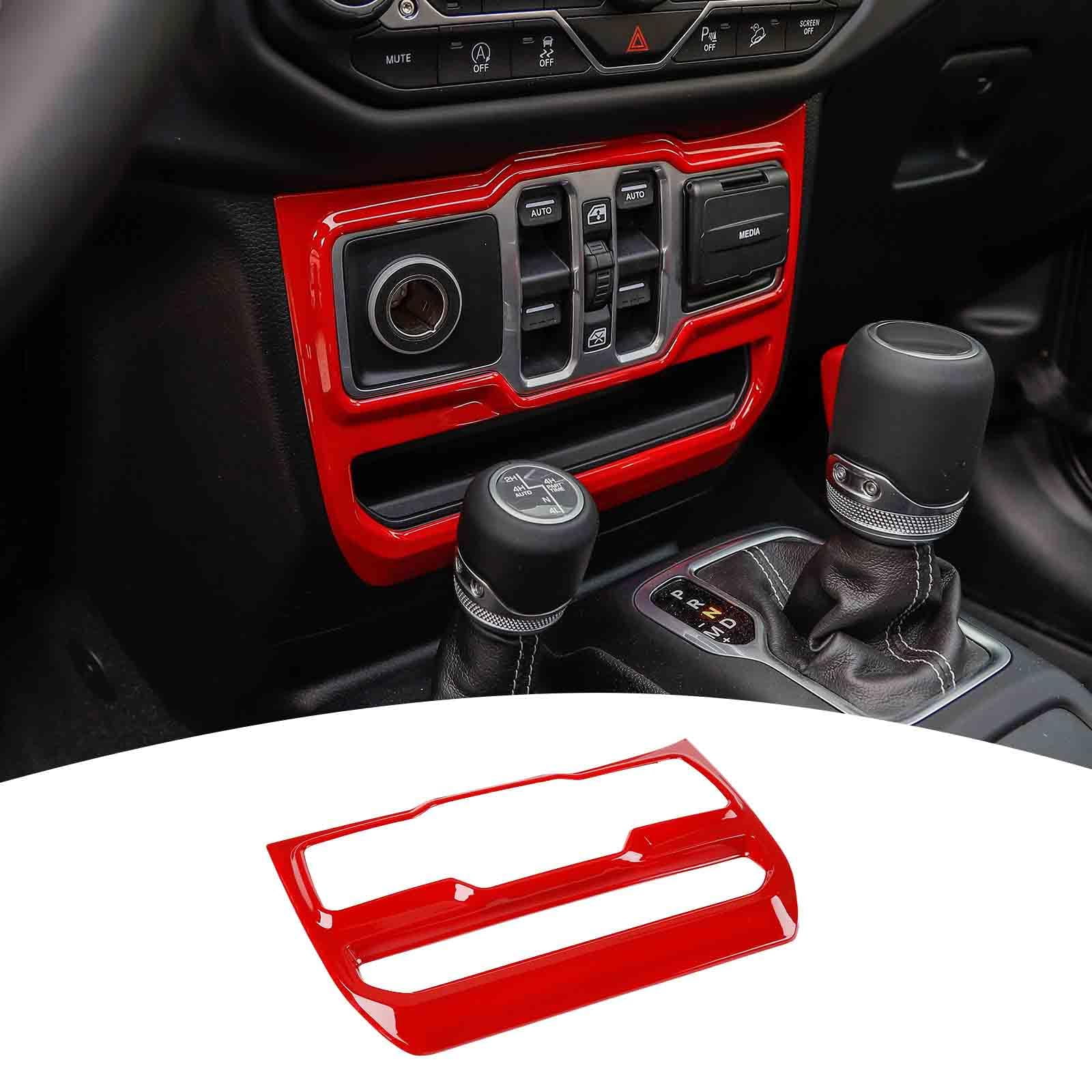 PDKLIN for Jeep JL RRF12 Power Window Switch Panel Trim Cover for Jeep ...