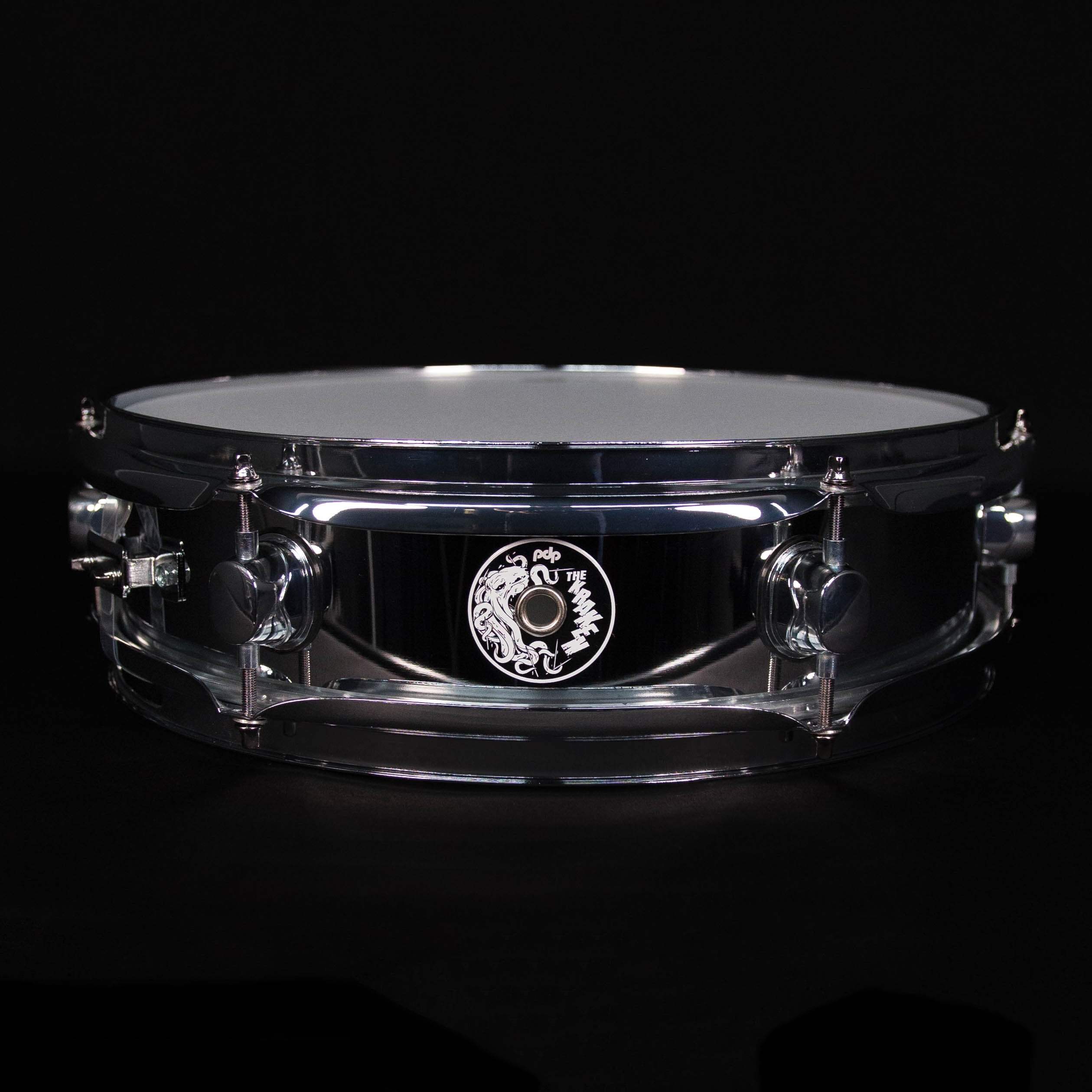 The Kraken 3.5x13" Chrome-over-Steel Piccolo Snare Drum - Walmart.com