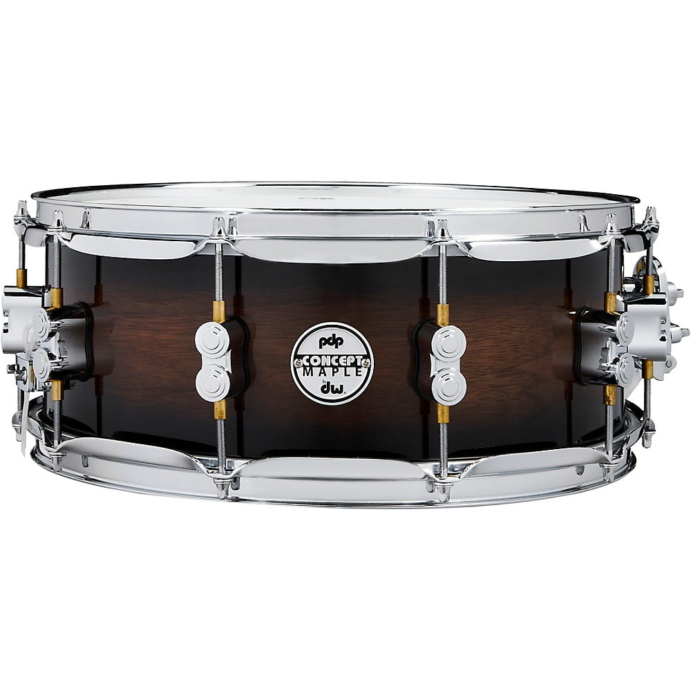 PDP by DW Concept Series Maple Exotic Snare Drum 14 x 5.5 in. Walnut to ...