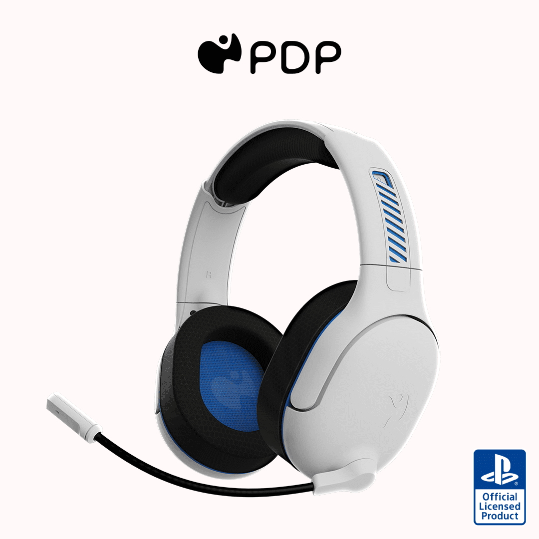 PDP AIRLITE Pro Wireless Headset: Frost White For PlayStation 5 ...