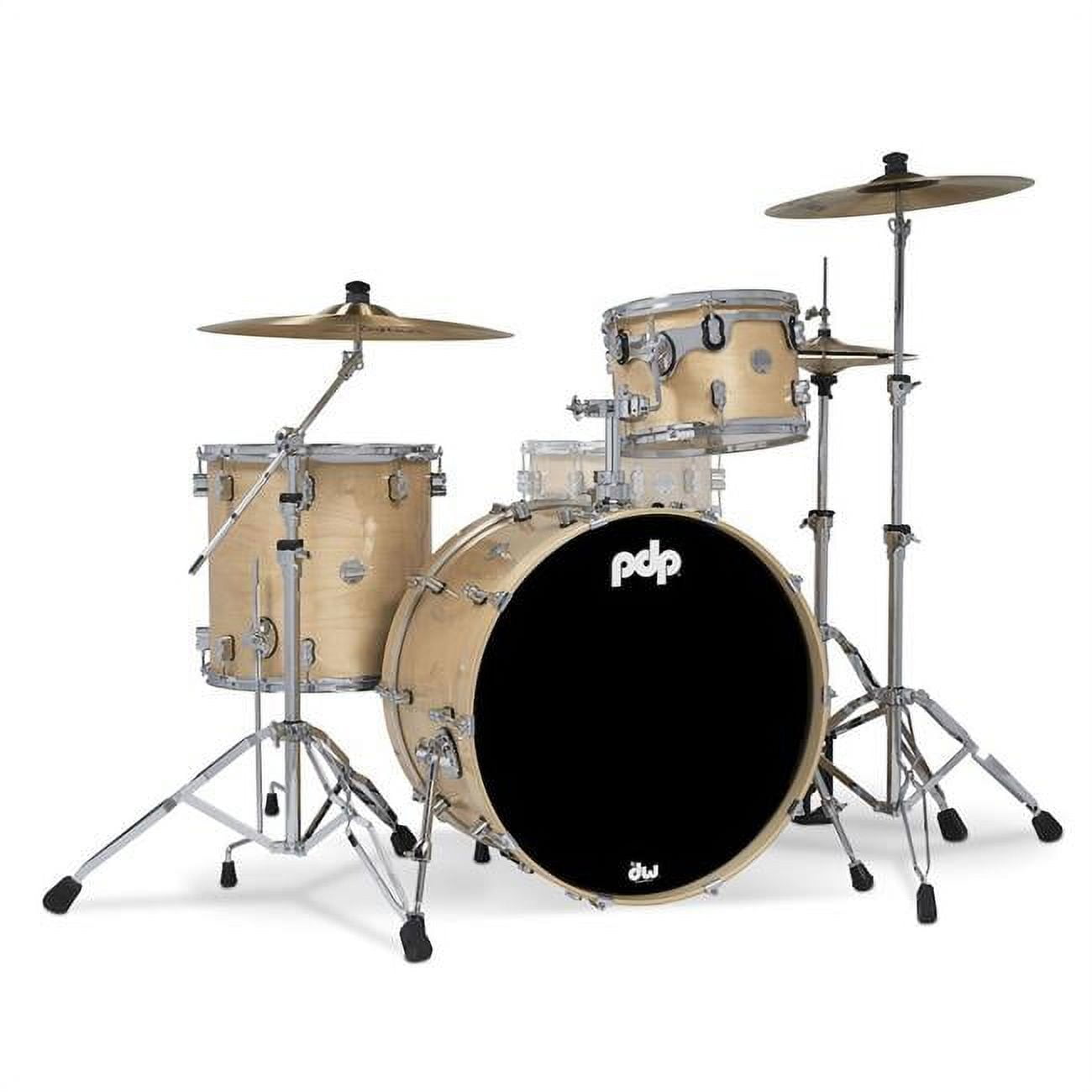PDP Concept Maple Rock Drum Set, Natural - 3 Piece - Walmart.com