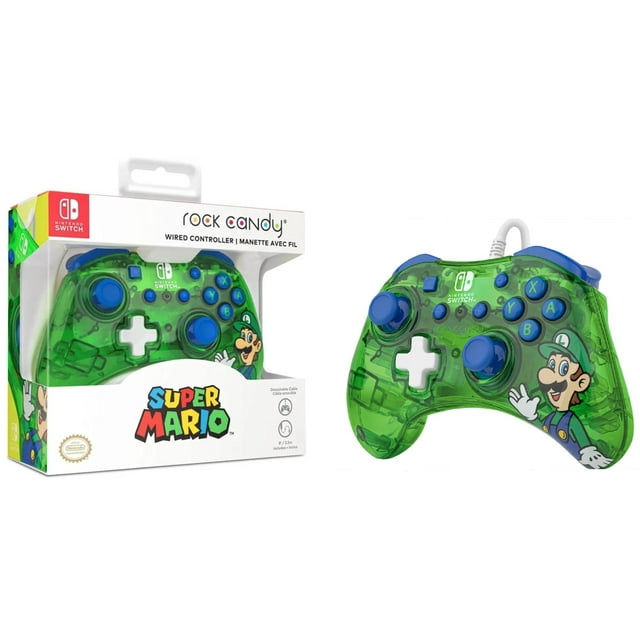 PDP Nintendo Switch Luigi Rock Candy Controller - Walmart.com