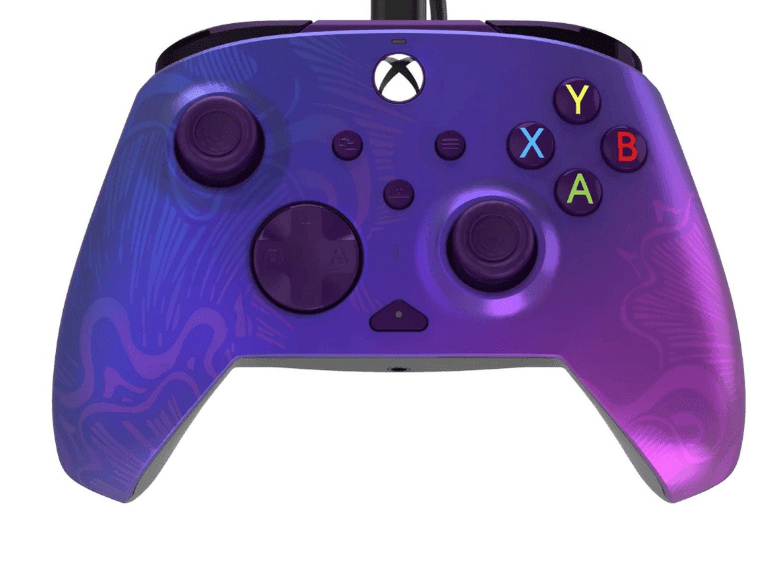 PDP REMATCH Advanced Wired Controller: Purple Fade For Xbox Series X|S, Xbox One, & Windows 10/ ...