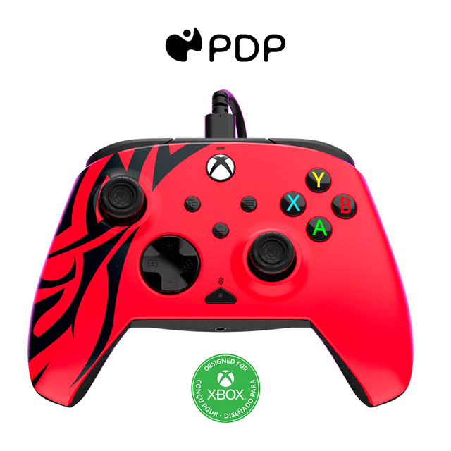 PDP REMATCH Advanced Wired Controller: Spirit Red, Xbox Series X|S ...
