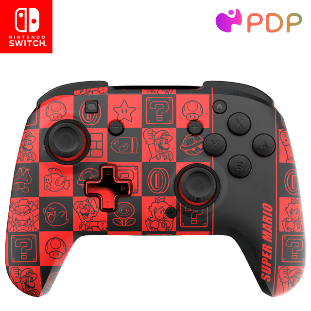 PDP REMATCH GLOW Wireless Controller: Super Icon For Nintendo Switch, Nintendo Switch - OLED ...