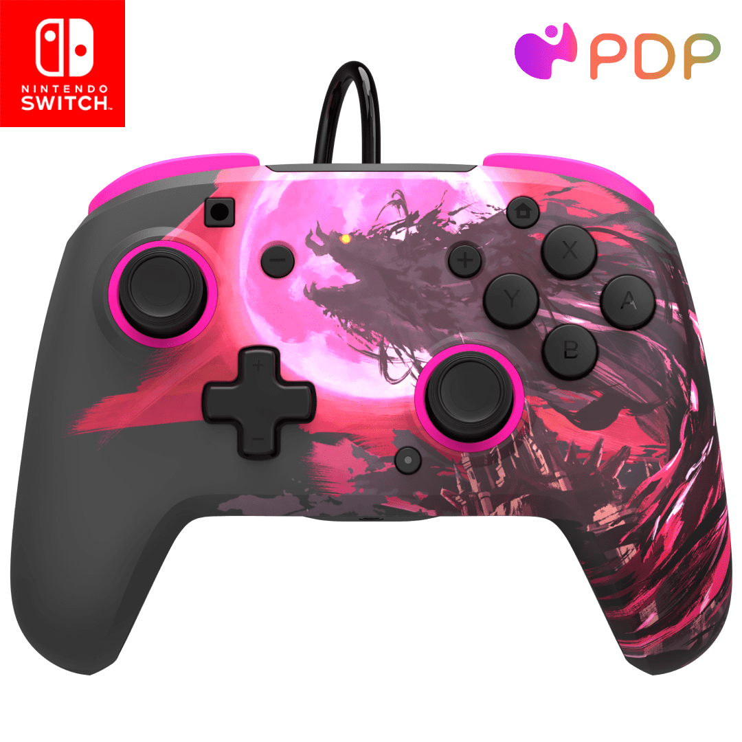 PDP REMATCH Wired Controller: Calamity Ganon For Nintendo Switch ...