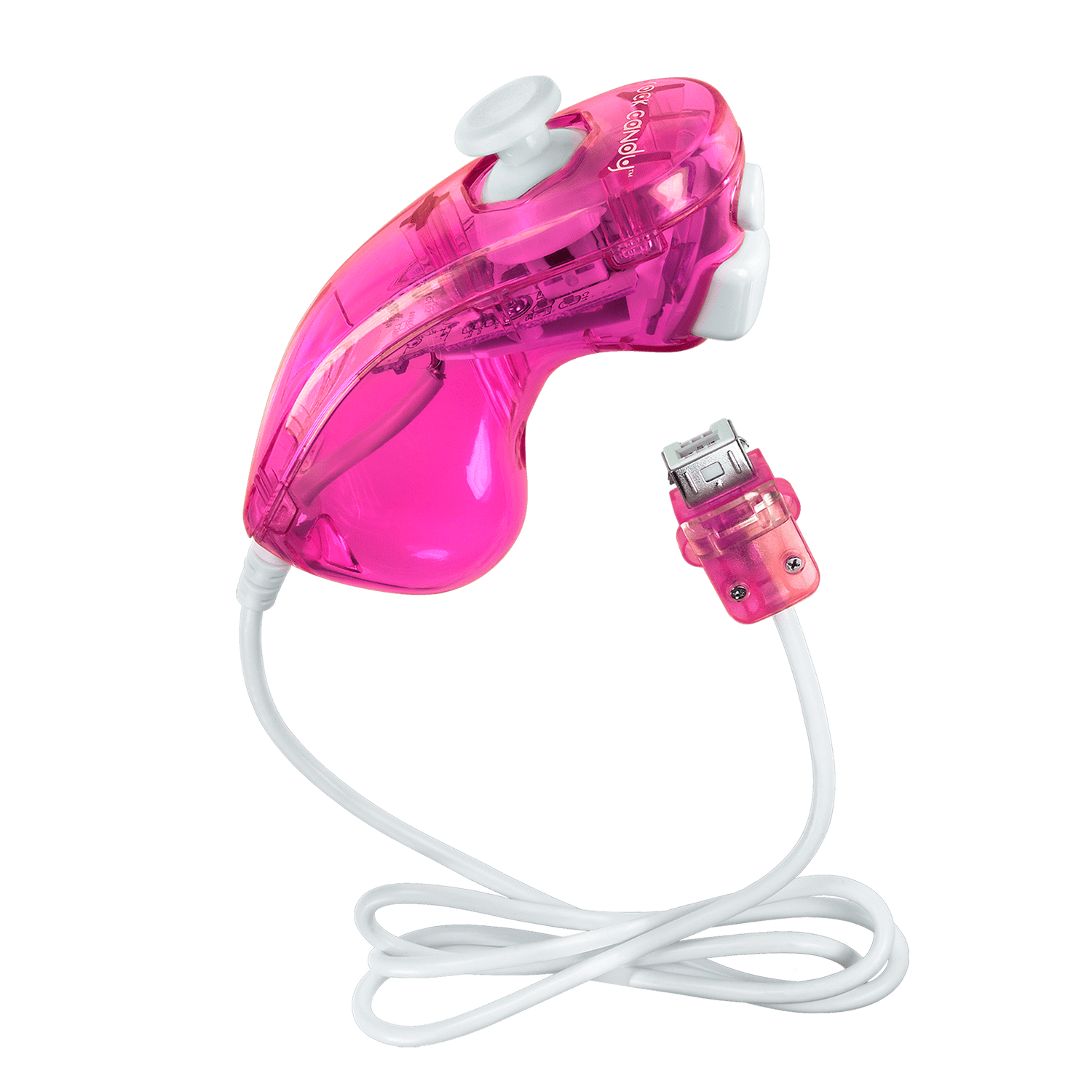 PDP Rock Candy Wii/Wii U Control Stick Controller, Pink Palooza, 8580PK ...