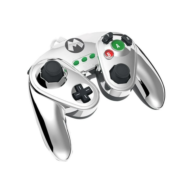 PDP Wired Fight Pad for Wii U, Metal Mario - Walmart.com