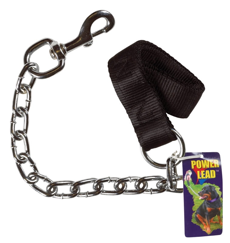 PDQ Power Lead Silver Chain Lead Steel Dog Leash Small/Medium - Walmart.com