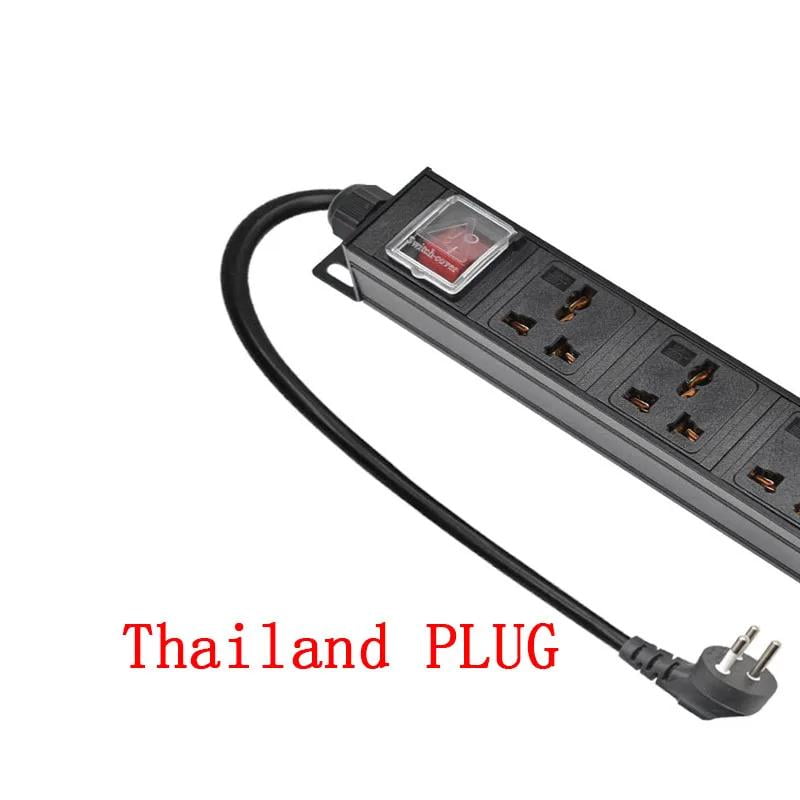 PDU Network Cabinet Rack Power Strip Distribution Outlet Units UK adaptation Universal Socket ...